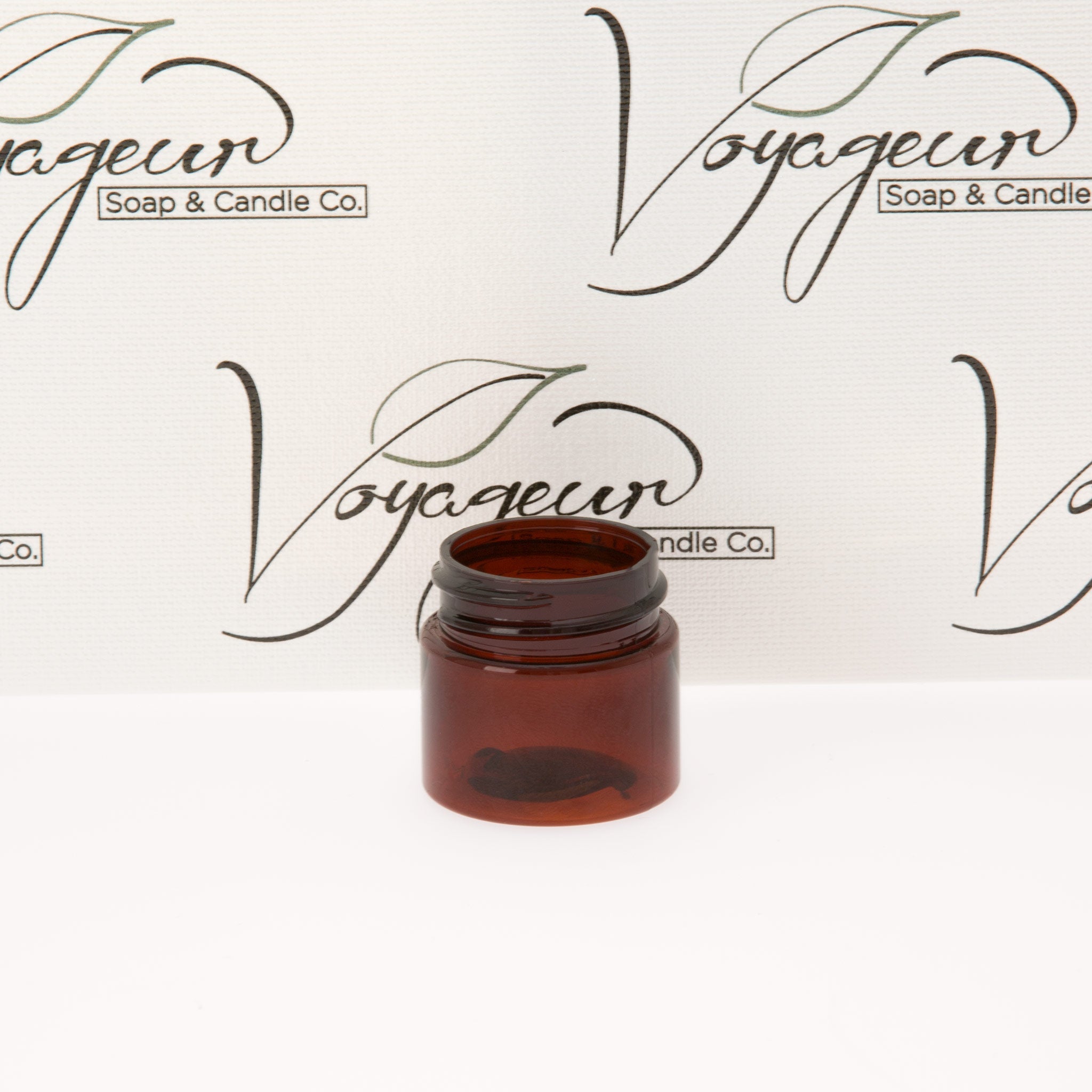 0.5 oz Straight Sided Amber Jar with 33-400 Neck – Voyageur Soap & Candle