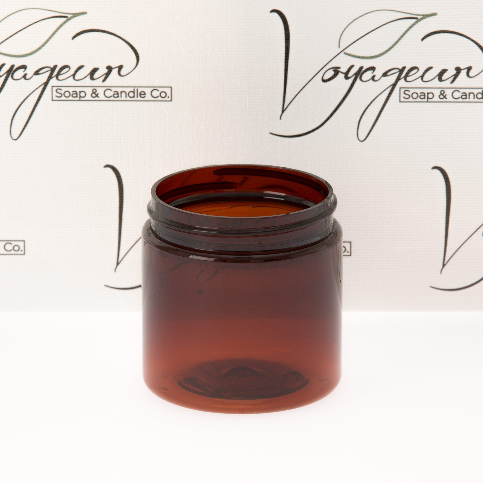 4 oz Amber Straight Sided Jar with 58-400 Neck – Voyageur Soap & Candle