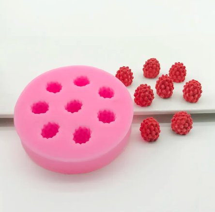 Raspberry Embed Silicone Mold - 8 Cavity – Voyageur Soap & Candle