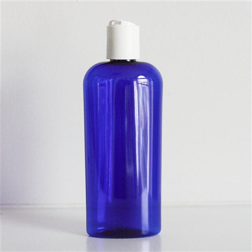 8 oz Blue PET Cosmo Oval with 24-410 Neck – Voyageur Soap & Candle