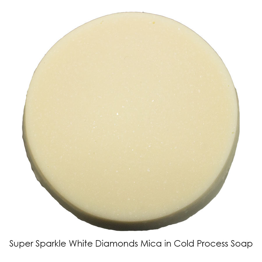 Super Sparkle Mica - White Diamonds – Voyageur Soap & Candle